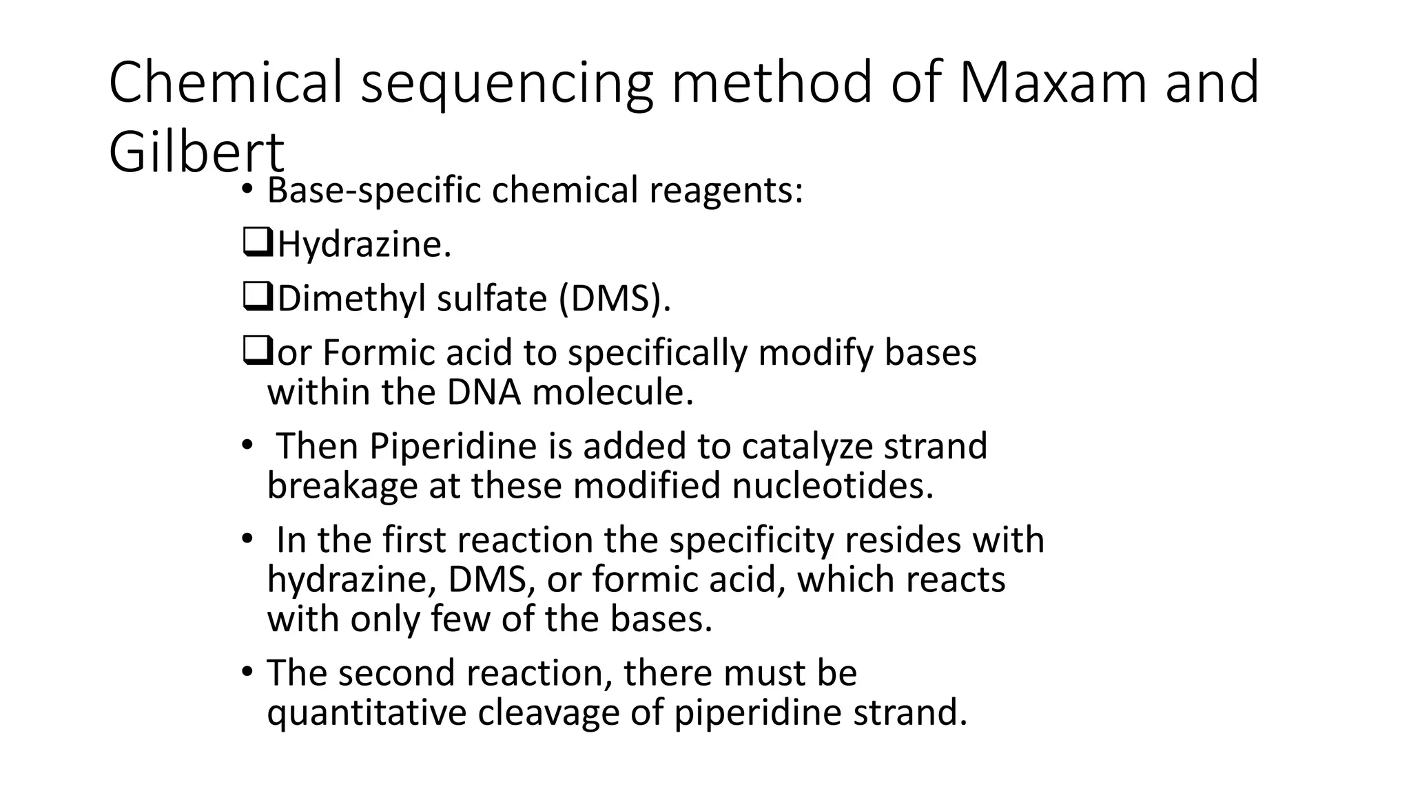 Dna sequencing techniques | PPTX