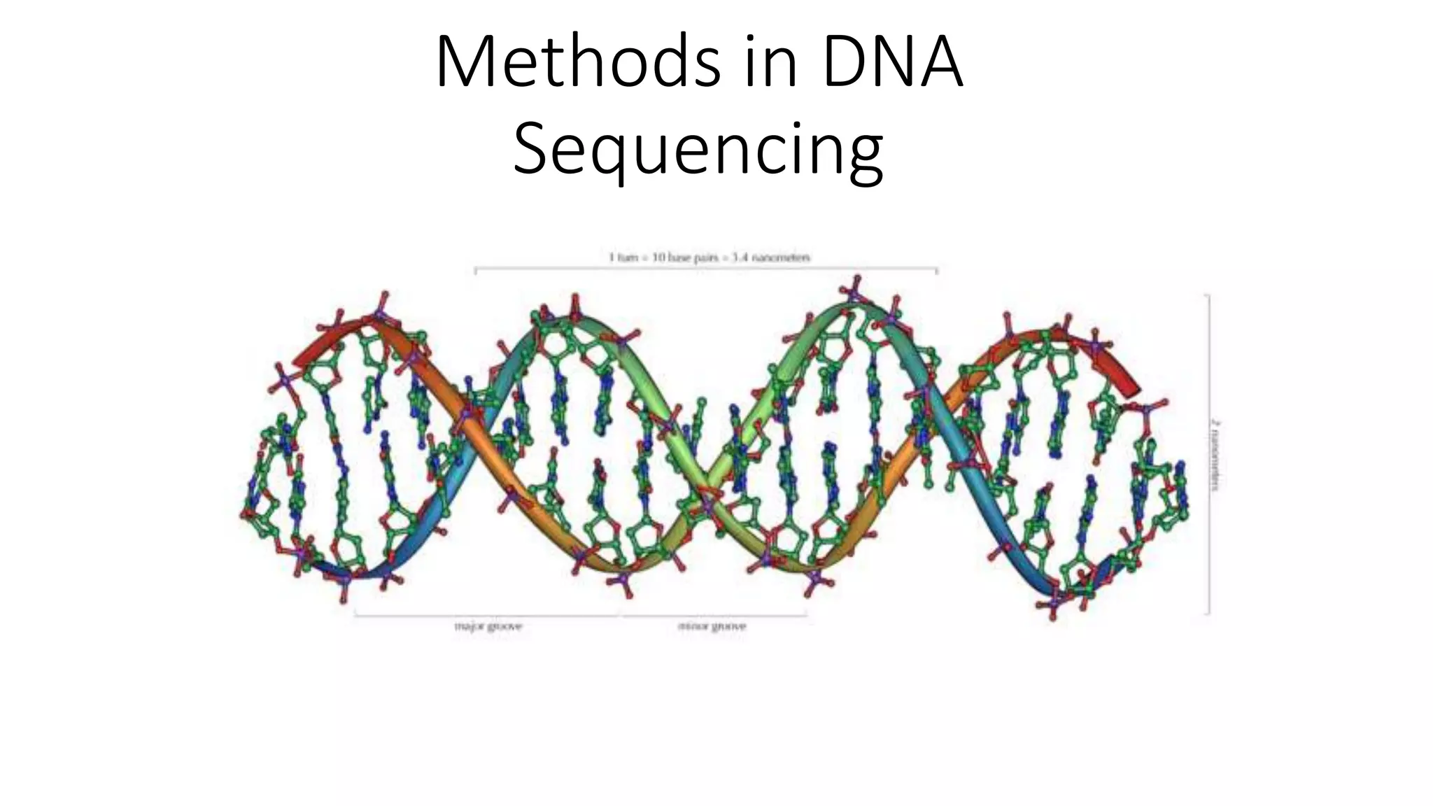 Dna sequencing techniques | PPTX