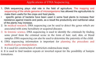 Dna sequening | PPTX