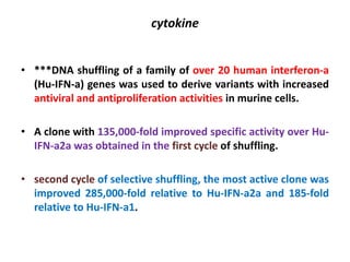 Dna shuffling | PPTX