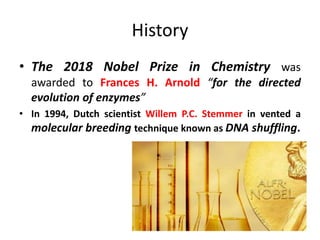 Dna shuffling | PPTX