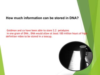 Dna storage | PPTX