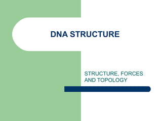 Dna structure | PPT | Chemistry | Science
