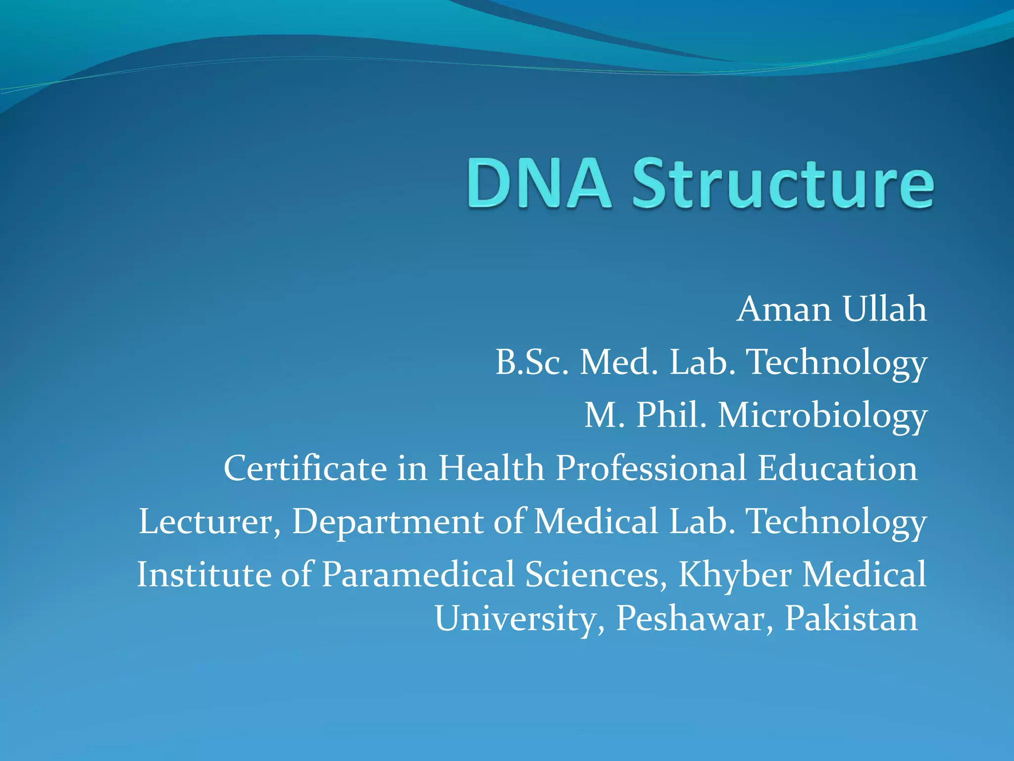 Structure of DNA | PPT