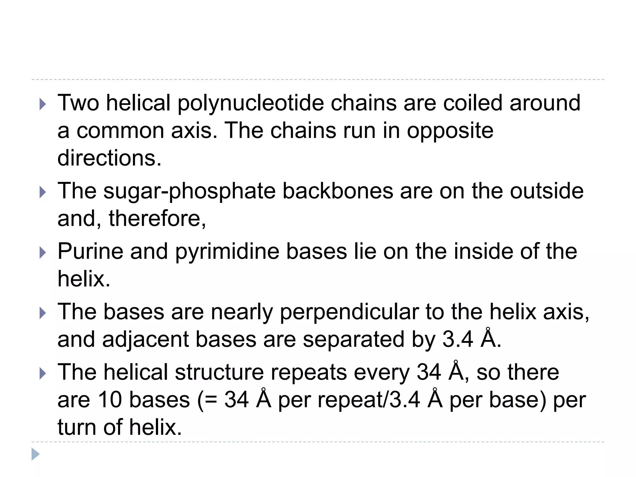 DNA structure, the bonds involved and it seperation | PPTX