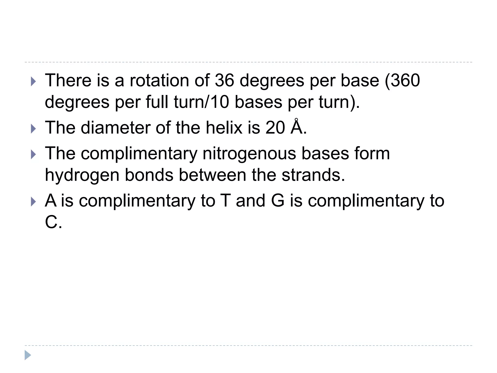 DNA structure, the bonds involved and it seperation | PPTX