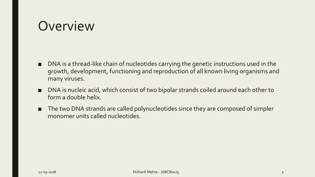 DNA Structure | PPT