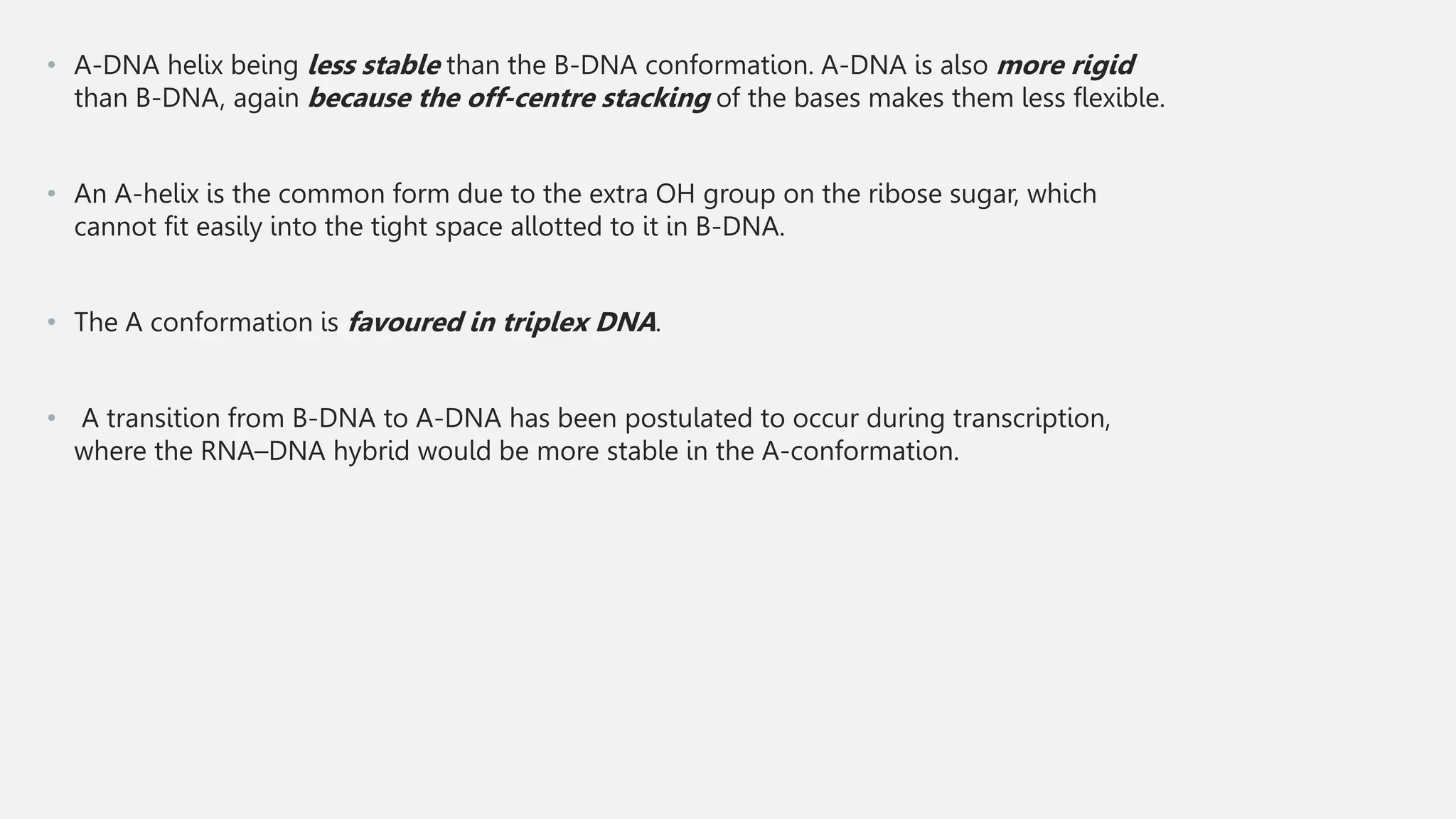 DNA STRUCTURE AND THEIR DIFFERENT TYPES.pptx
