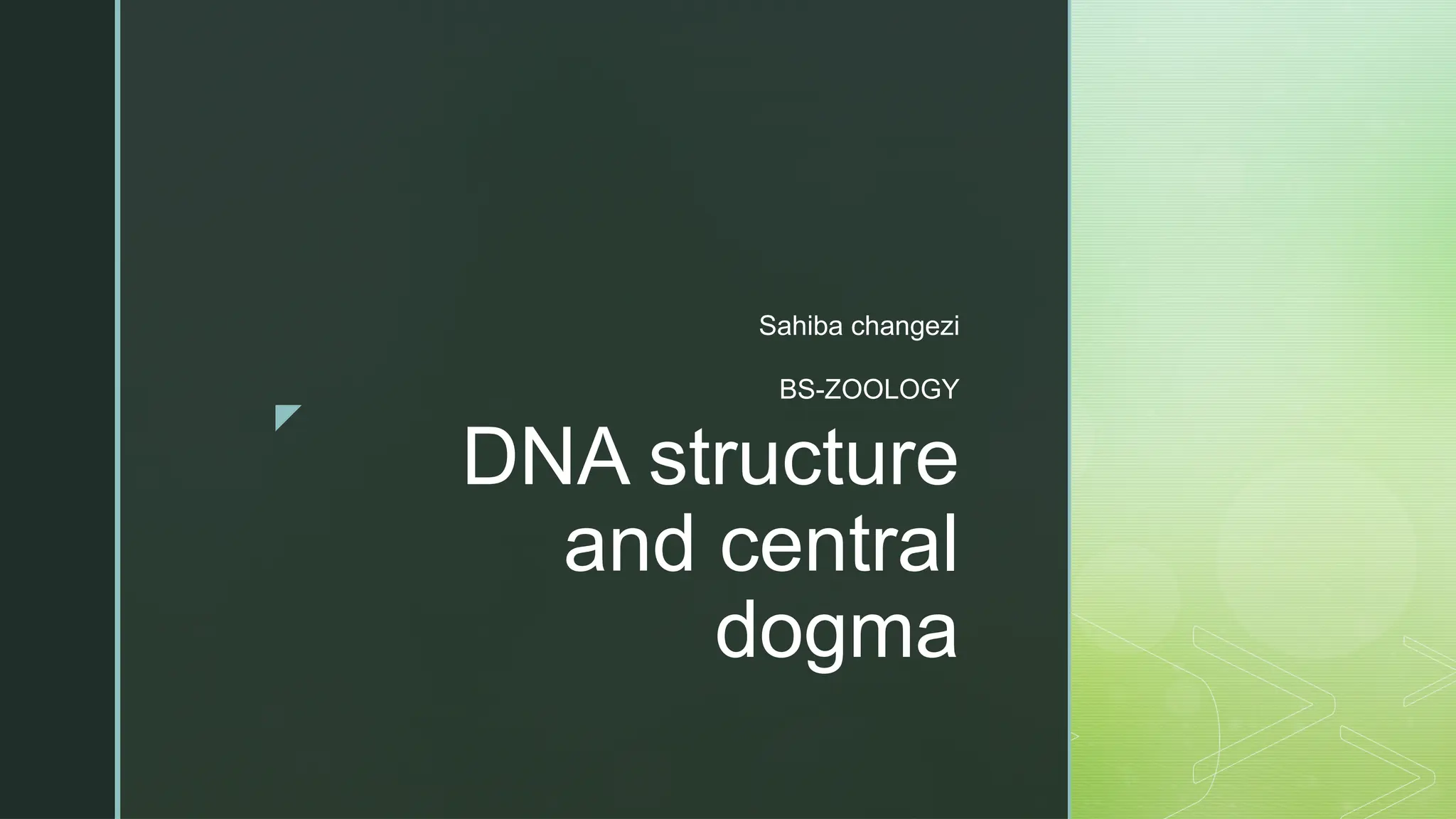 DNA structure , RNA and its types and central dogma. pptx | PPT