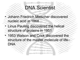 DNA structure and Function: Genetic code | PPT