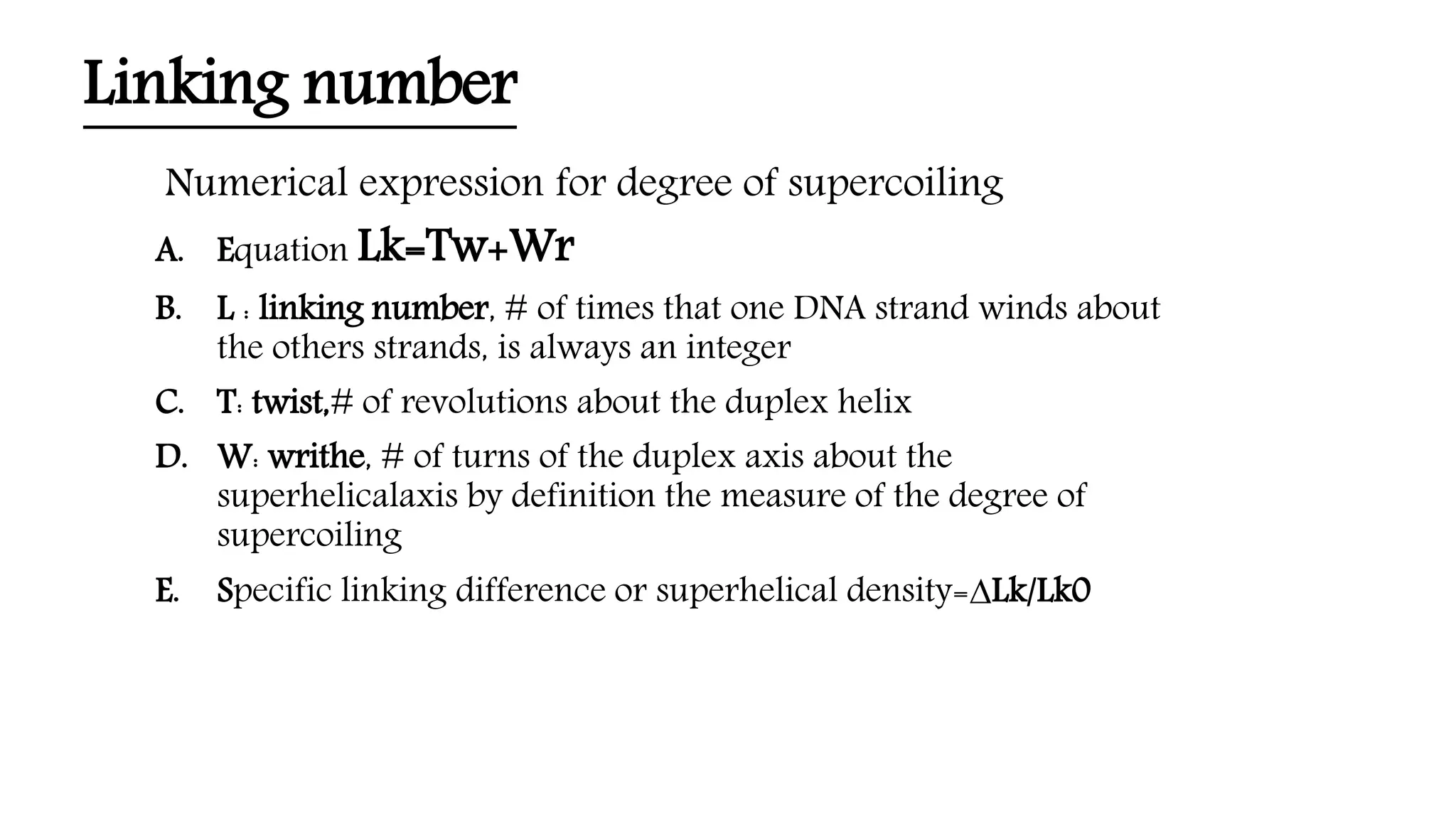 Dna supercoiling and role of topoisomerases | PPTX