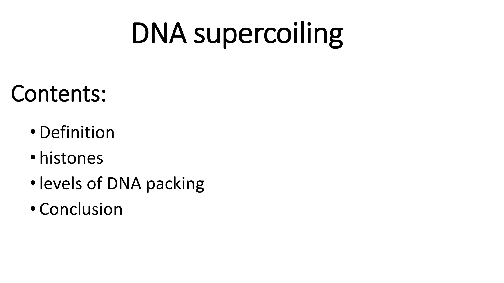 DNA supercoiling ppt pdf | PPT