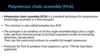 chemical synsis of Dna | PPTX