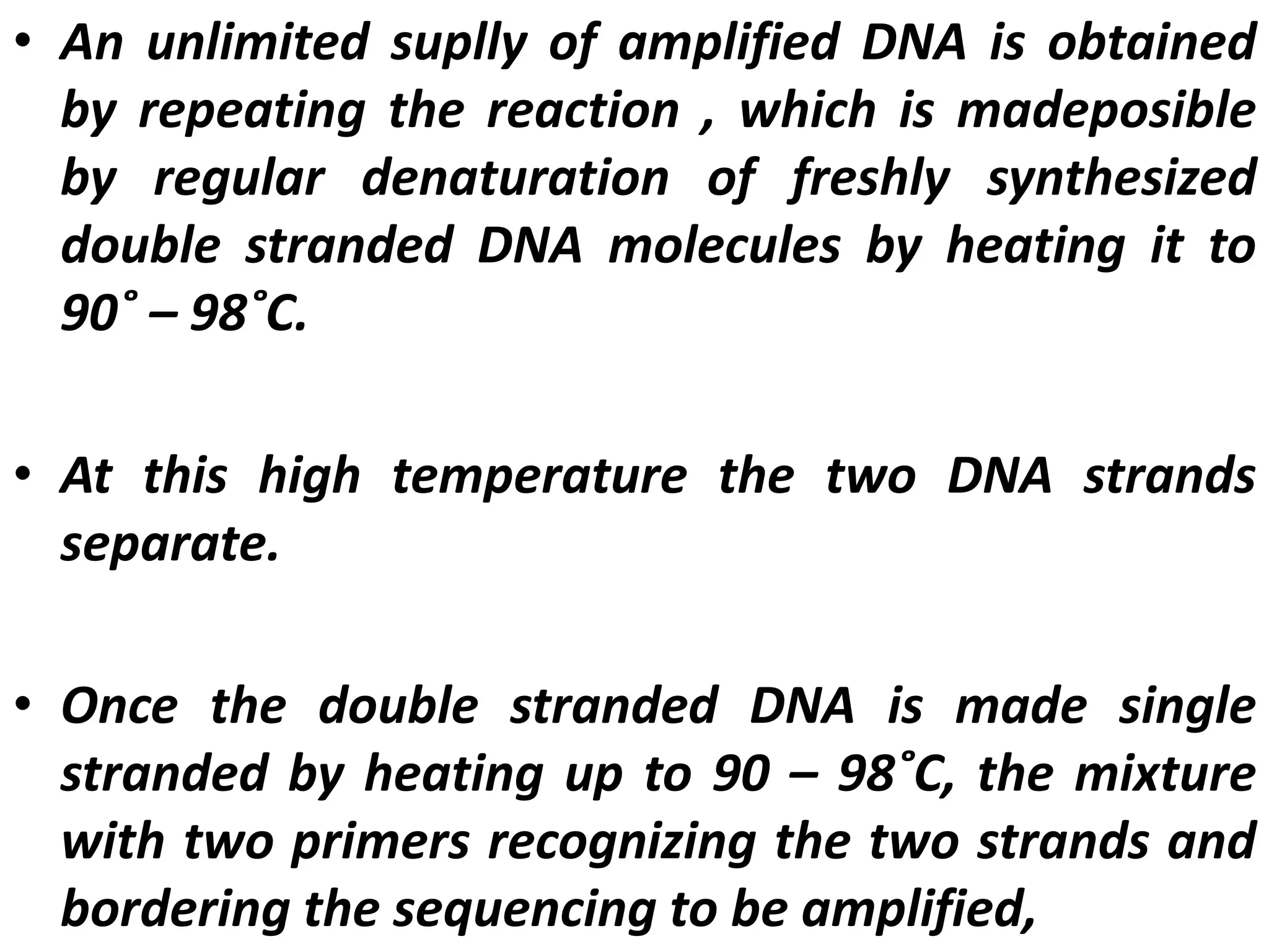 Dna synthesis & sequencing | PPTX