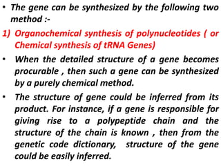 Dna synthesis & sequencing | PPTX