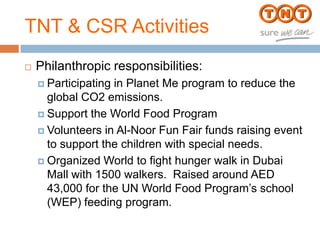 Dnata airport operation csr activities in uae mba | PPTX