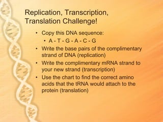 DNA for Middle School Science | PPT