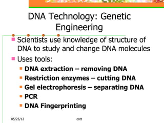 Dna technology 1 | PPT