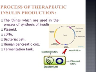 Insulin as therapeutic protein. | PPTX