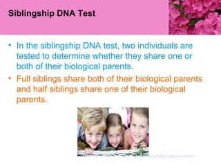 DNA Testing | PPT | Pregnancy | Reproductive Health