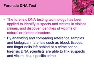Dna testing | PPT
