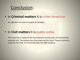 DNA Testing in Civil and Criminal Matters.pptx