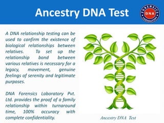 Dna test in India | PPT