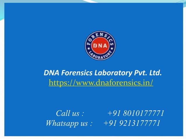 Dna test in India | PPT