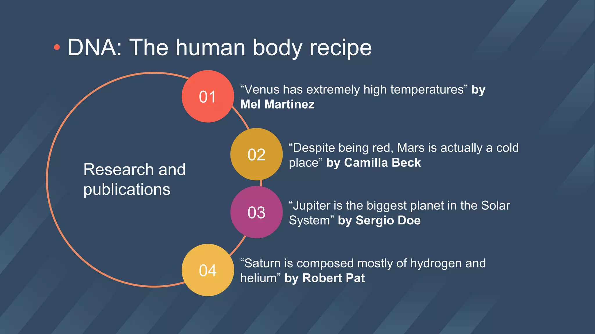 DNA_ The Human Body Recipe Infographics by Slidesgo.pptx