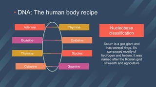 DNA_ The Human Body Recipe Infographics by Slidesgo.pptx