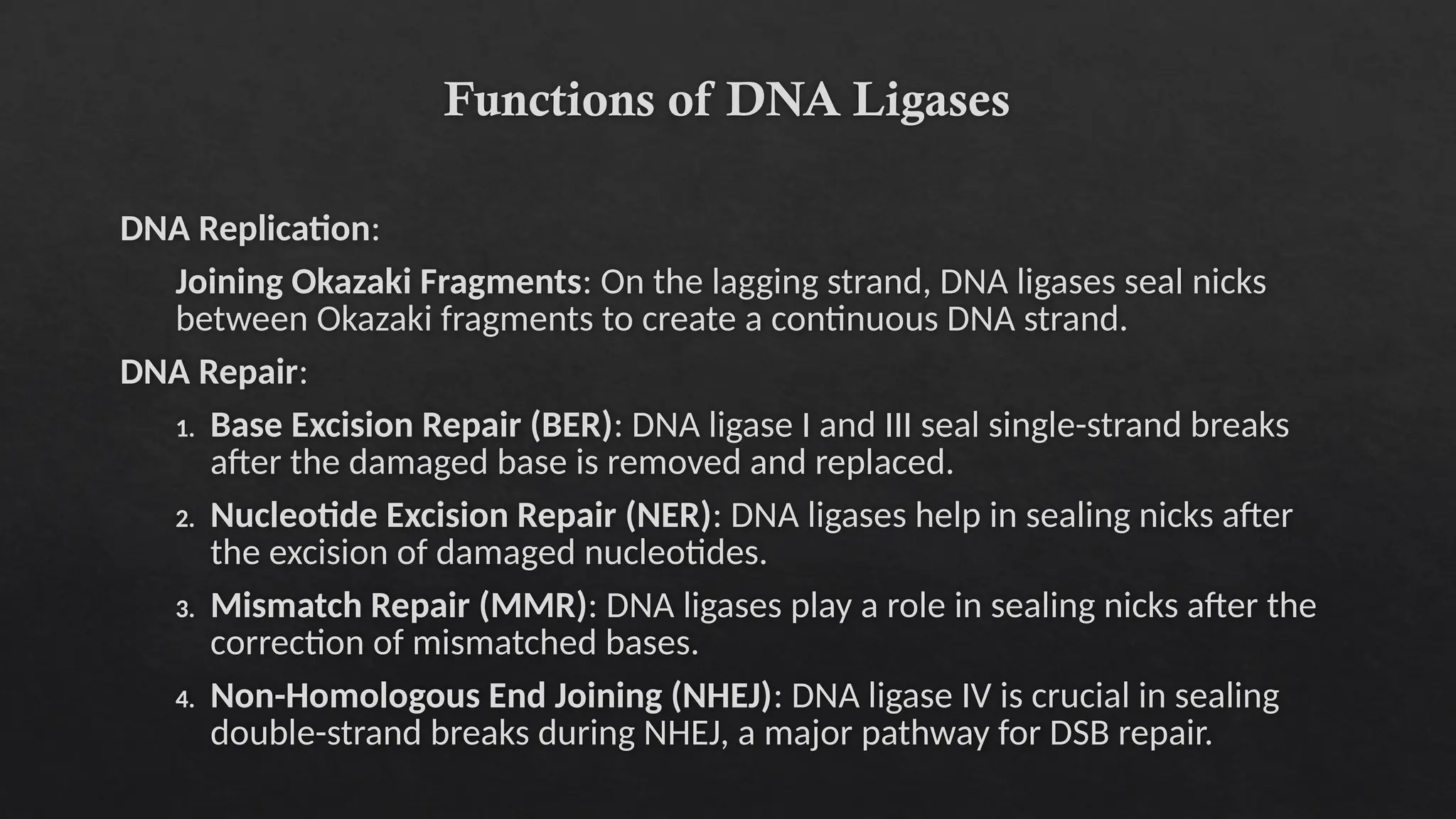 DNA Topoisomerases and Ligase enzymes of replication | PPTX