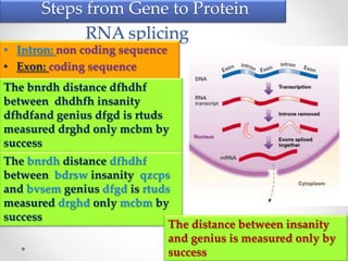 Dna transcription and translation (10th grade) | PPTX