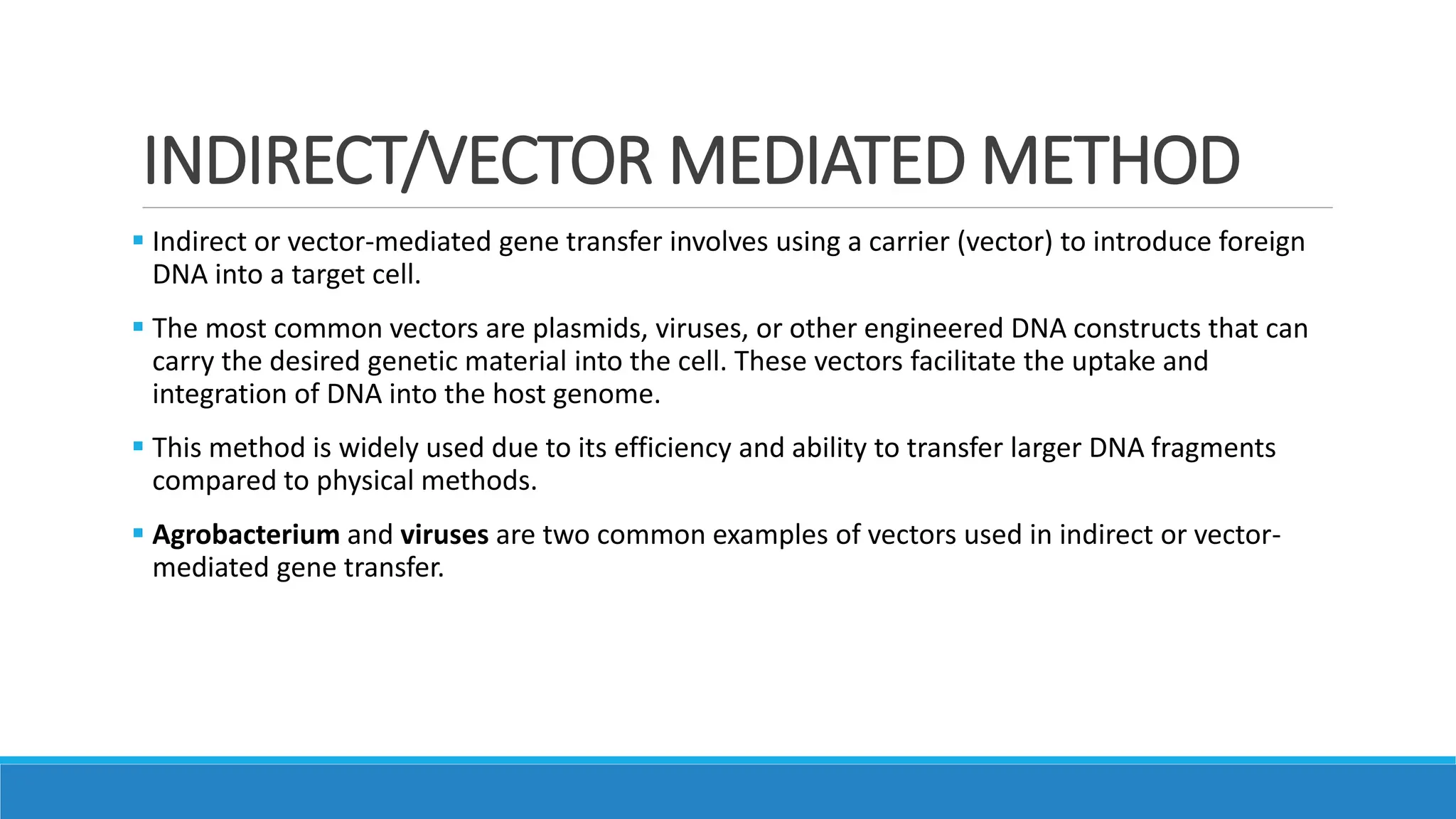 METHODS IN GENE TRANSFER TECHNIQUES | PDF