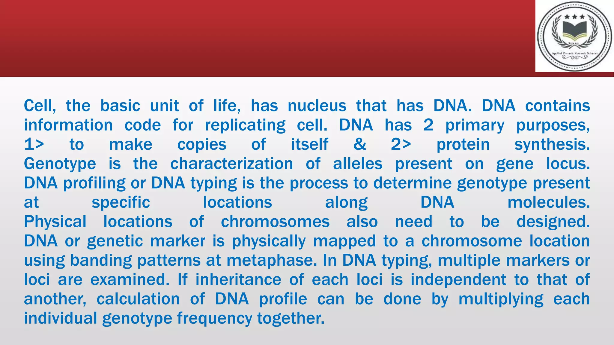 DNA Typing | PPTX