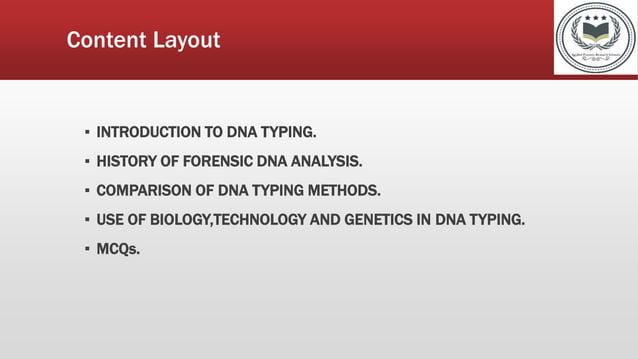 DNA Typing | PPTX