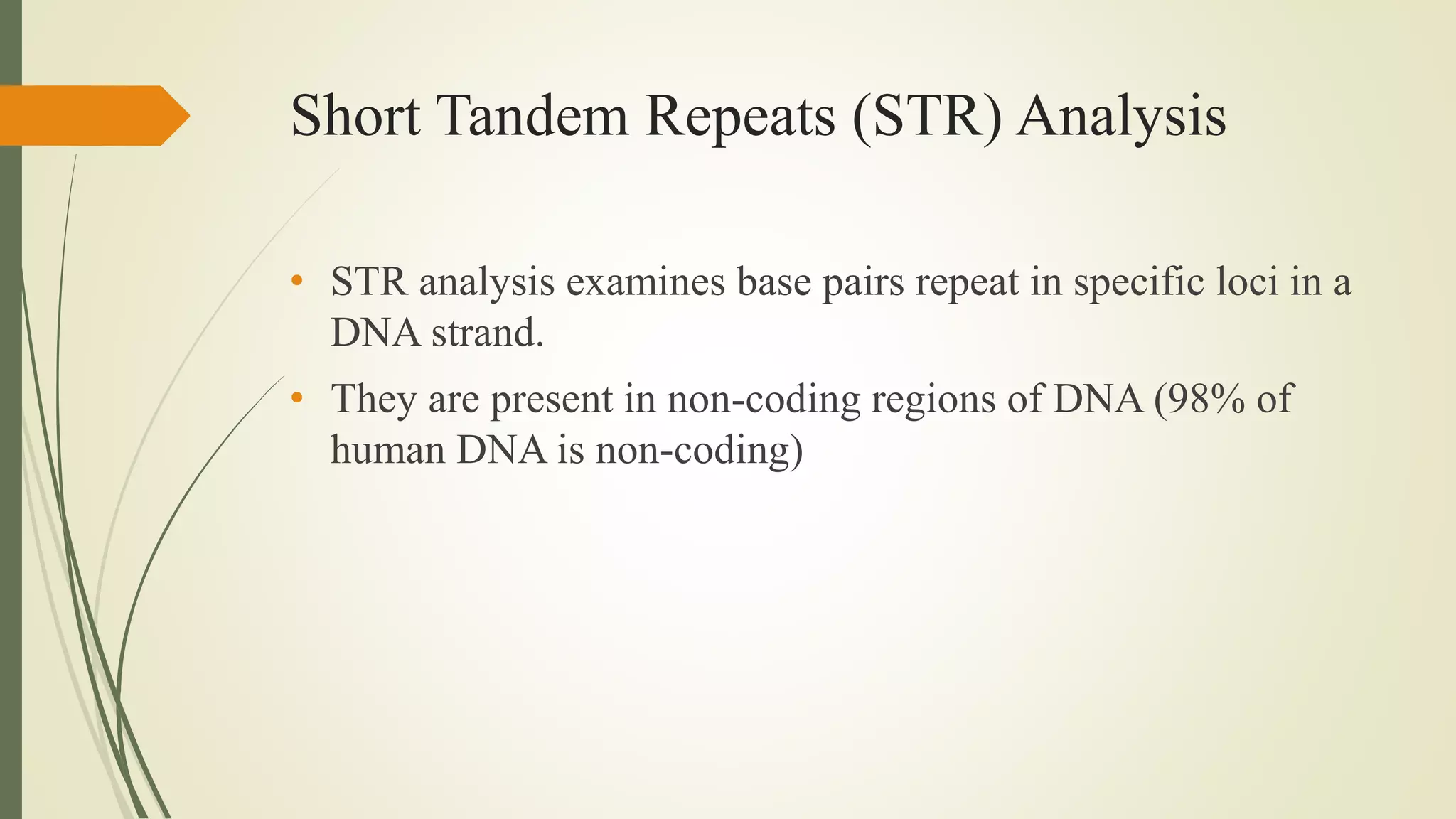 Dna typing methods | PPTX