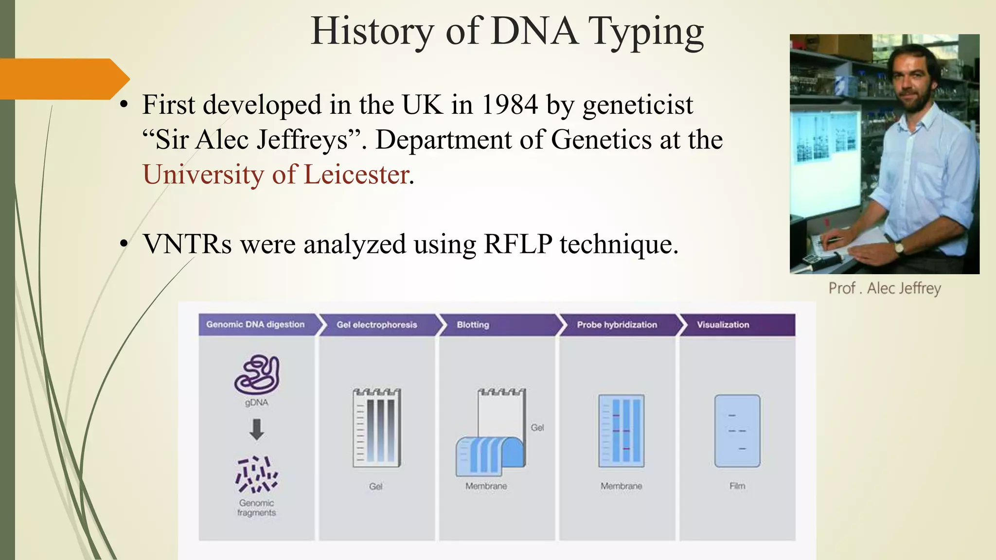 Dna typing methods | PPTX