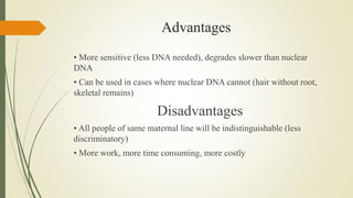 Dna typing methods | PPTX