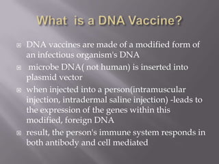 Dna vaccines | PPTX