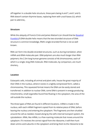 DNA vs. RNA 5 Key Differences and Comparison.pdf