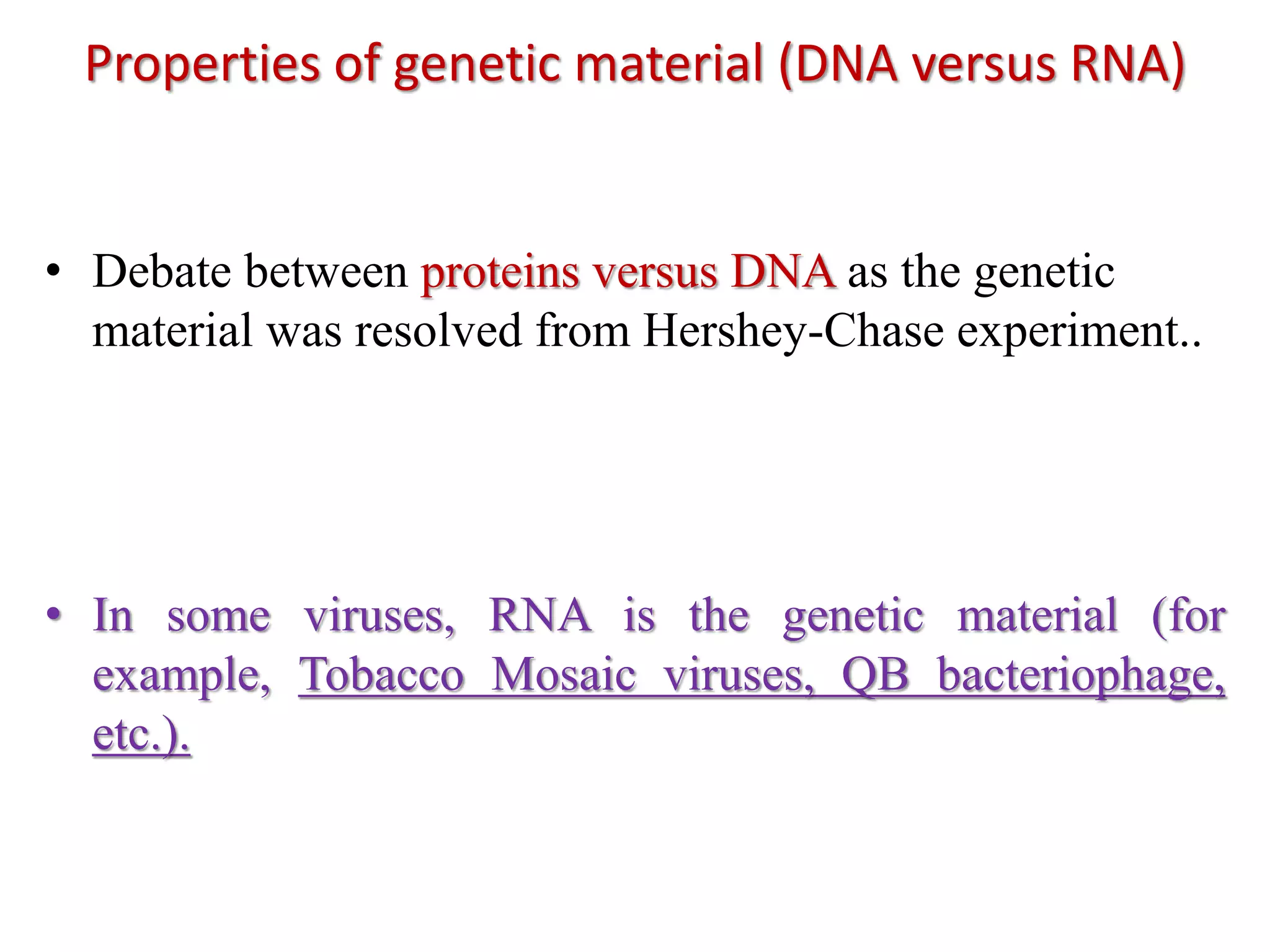 DNA verses RNA | PPTX