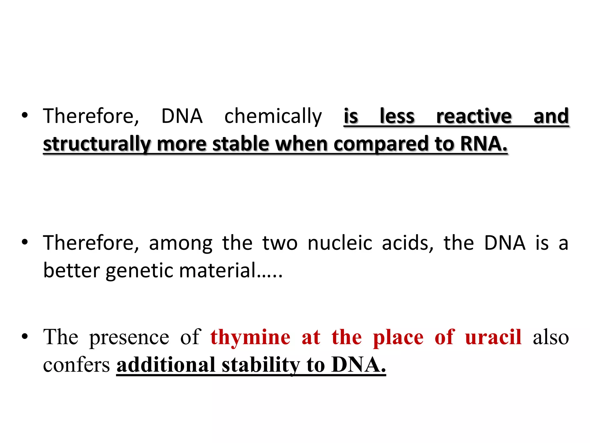 DNA verses RNA | PPTX