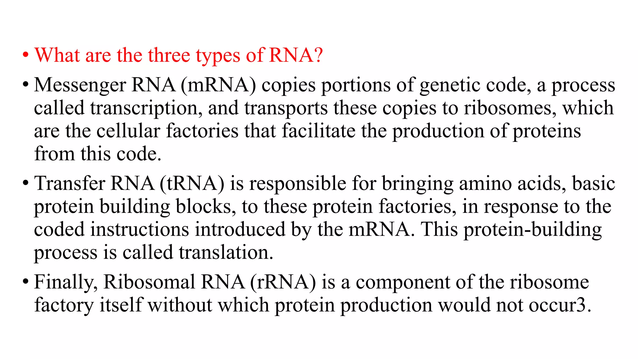 DNA vs RNA and Comparison.pptx
