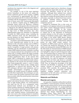 Dnazyme catalyzed tyramide depositing reaction for in situ imaging of ...