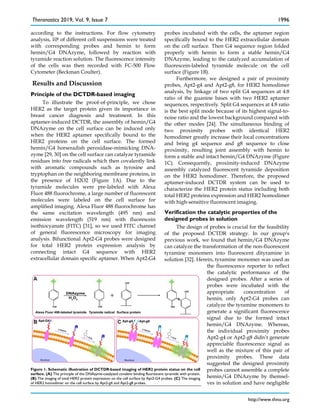 Dnazyme catalyzed tyramide depositing reaction for in situ imaging of ...