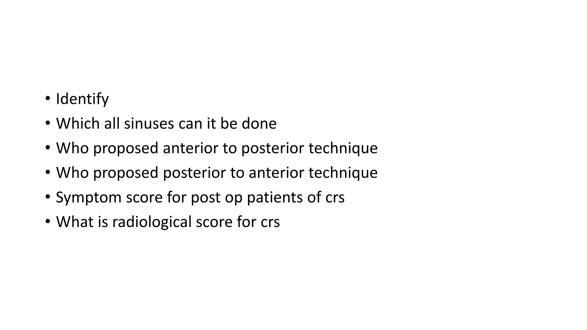 Dnb ENT FINAL PRACTICALS DEC 2016 | PPT