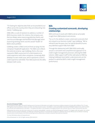 BDO USA Relies on DNBi for Customer Clarity | PDF