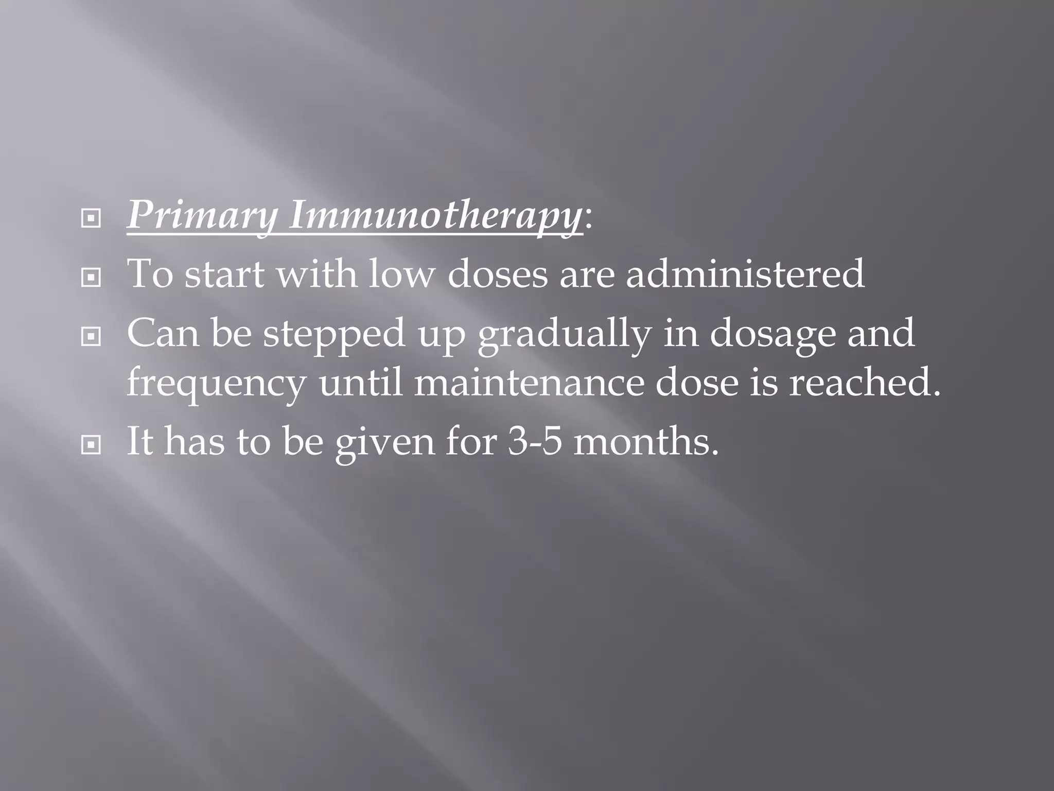 Allergen specific immunotherapy | PPTX