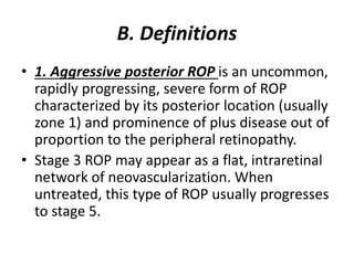 RETINOPATHY OF PREMATURITY | PPTX
