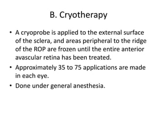 RETINOPATHY OF PREMATURITY | PPTX